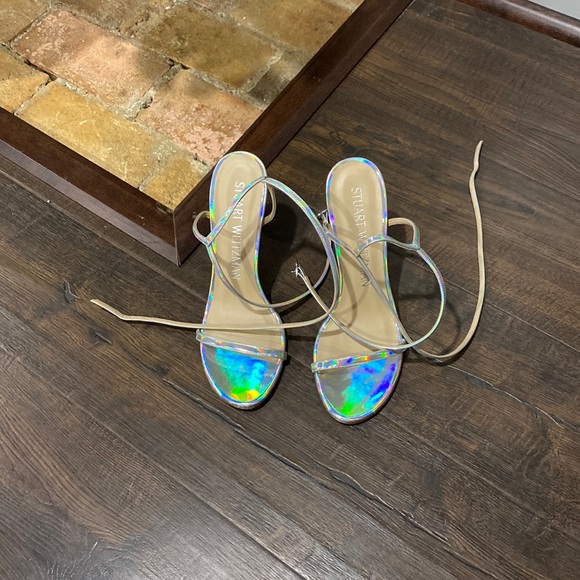 Stuart Weitzman | Shoes | Barelynude 0 Wrap Sandal 85 | Poshmark